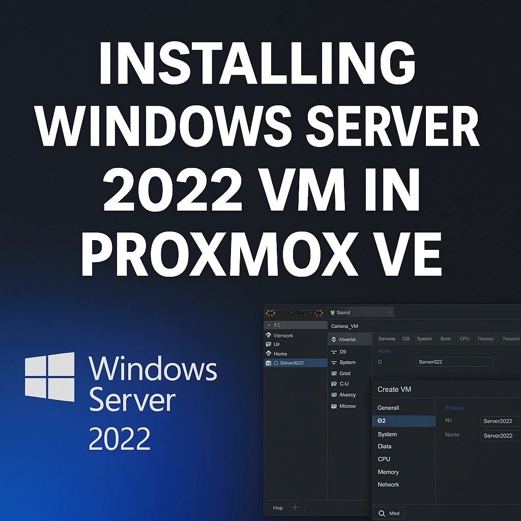 Installing Windows Server 2022 Vm In Proxmox Ve